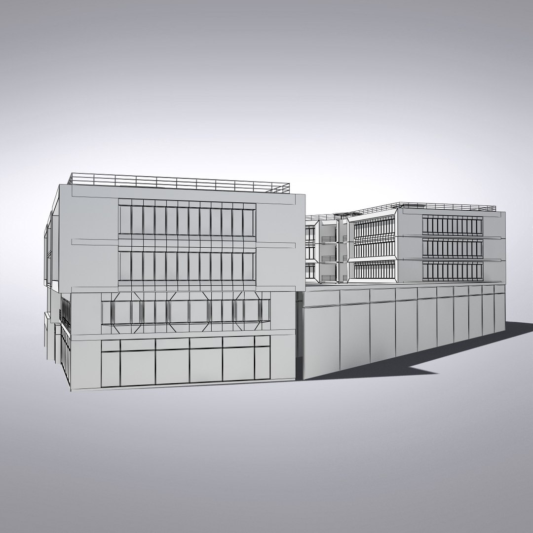 3d Modern Generic Building