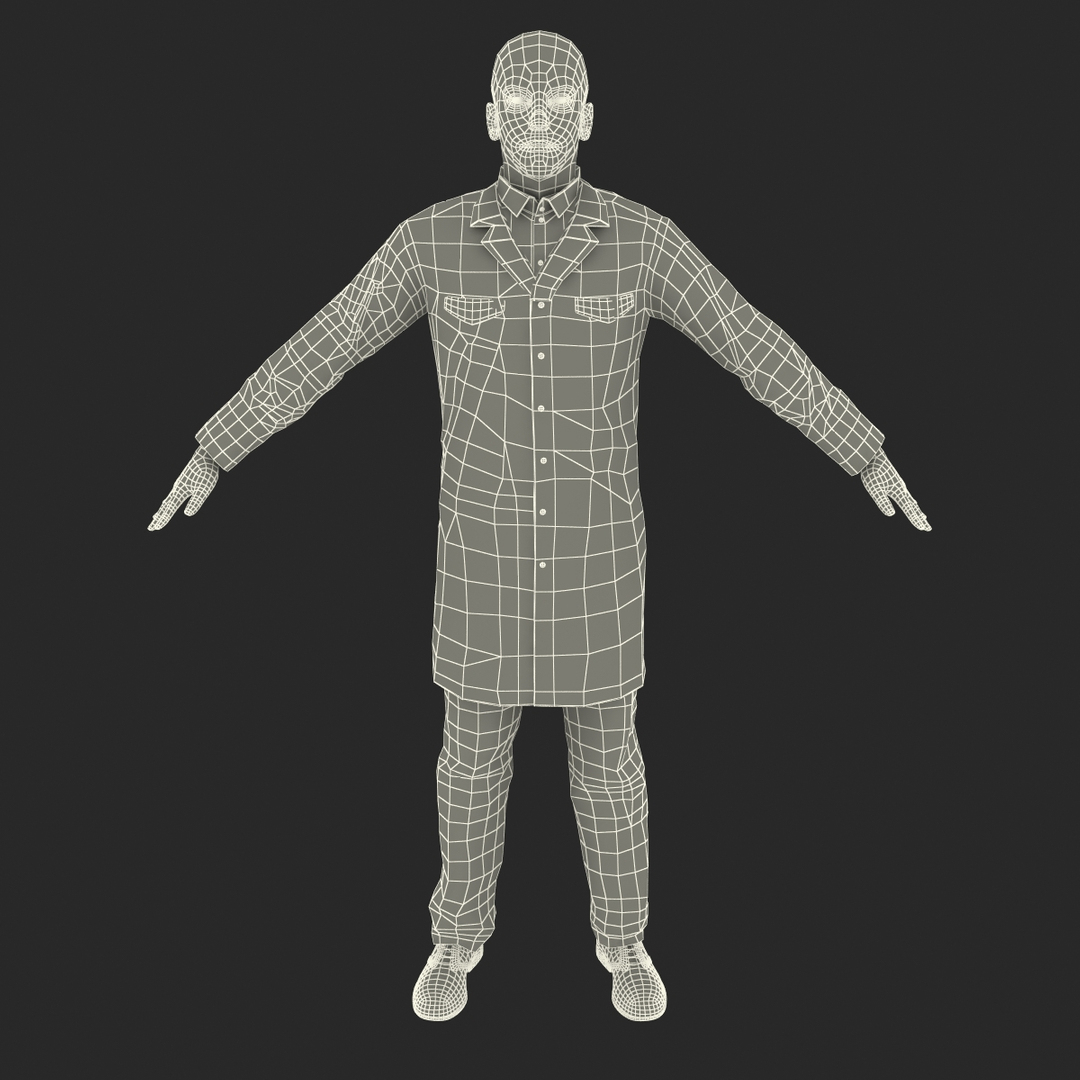 Scientist Rigged 2 3d Model