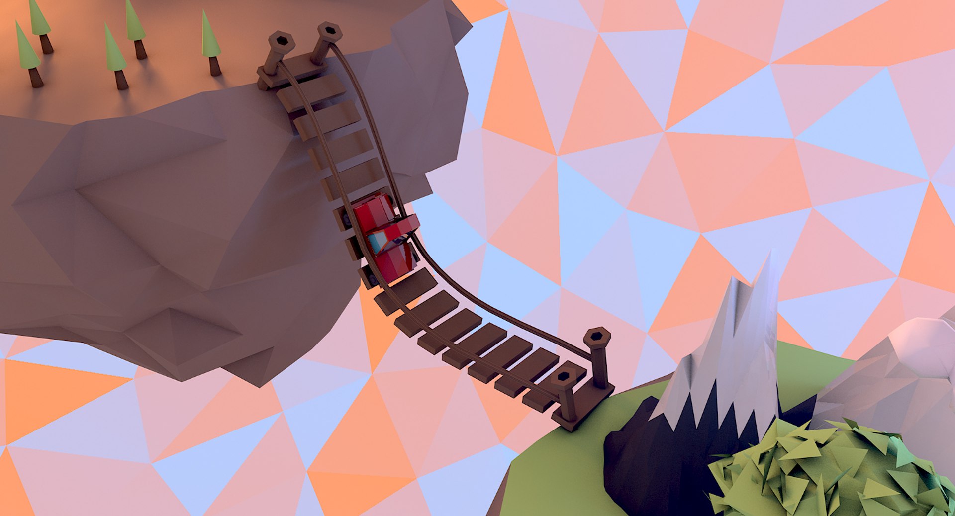 c4d floating islands