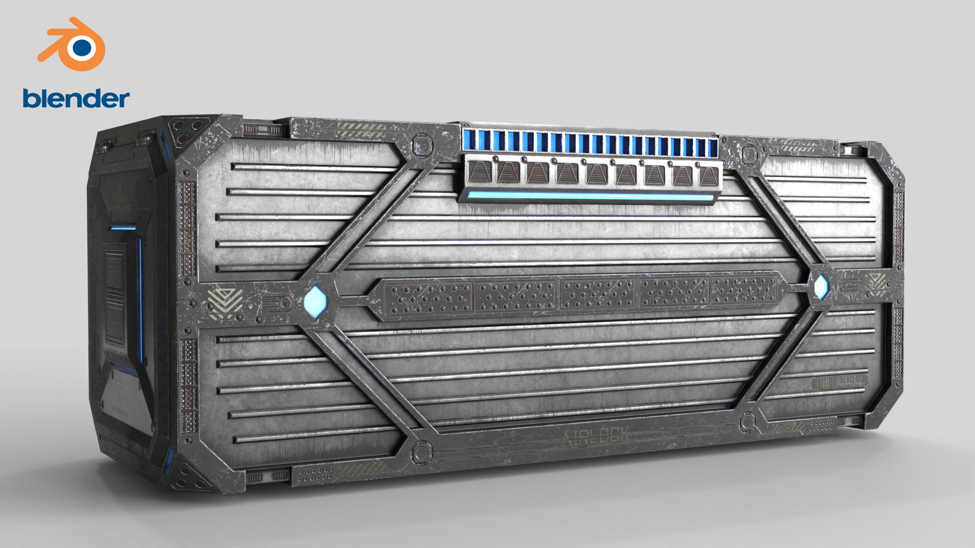 3D Sci-fi Container Set Of 3 V2 Model - TurboSquid 2112672