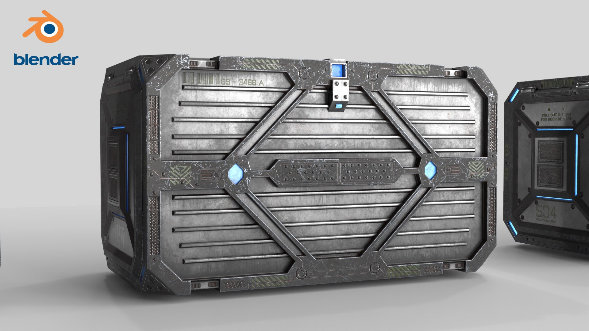 3D Sci-fi Container Set Of 3 V2 Model - TurboSquid 2112672