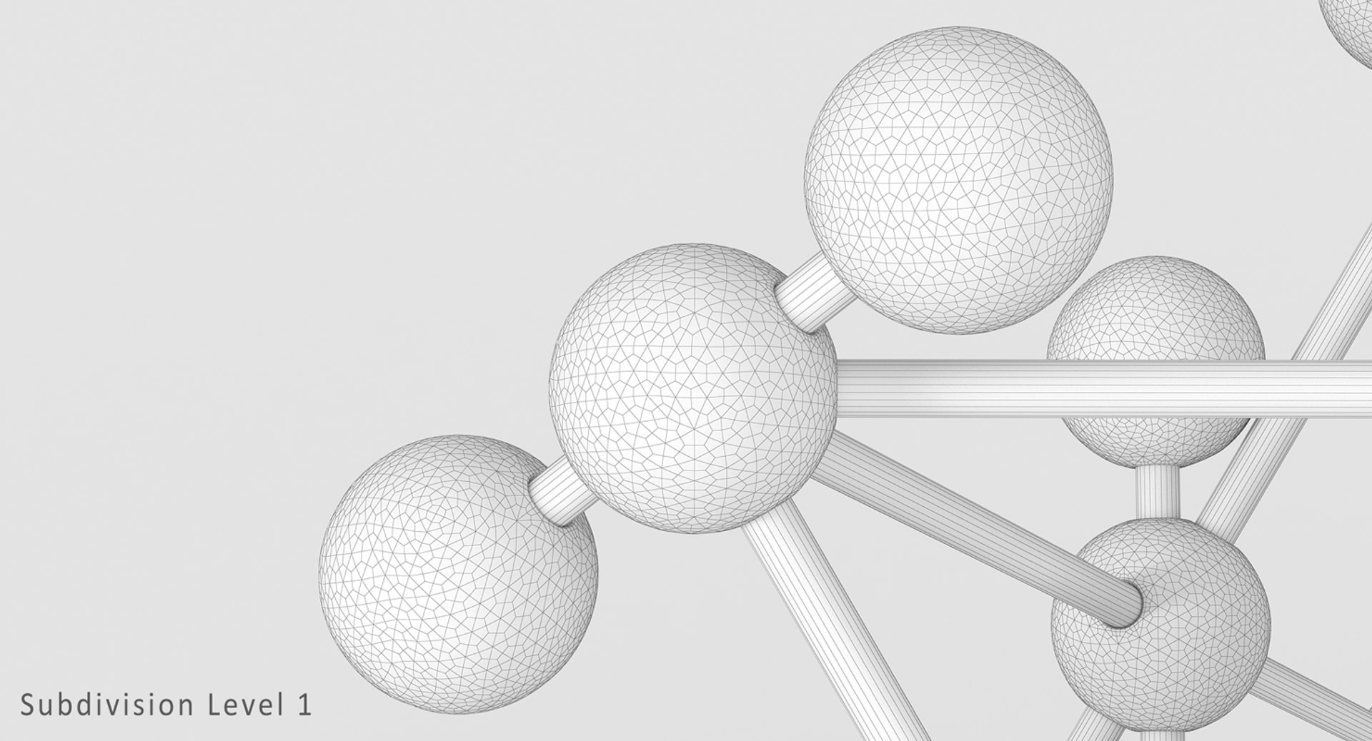 3d Molecular Carbon Dioxide Model