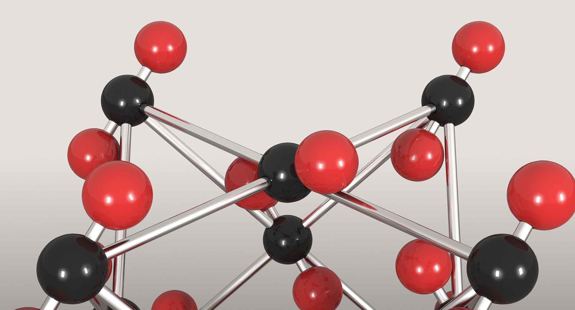 3d Molecular Carbon Dioxide Model