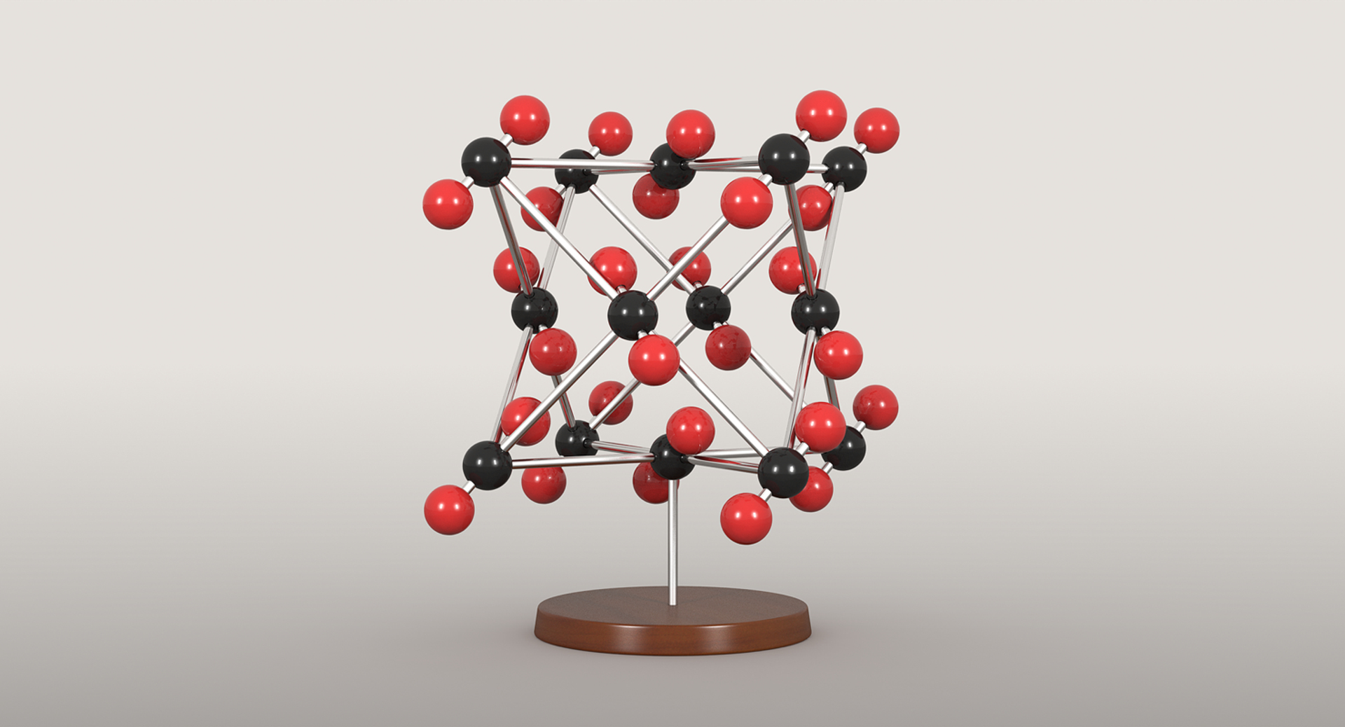 3d Molecular Carbon Dioxide Model