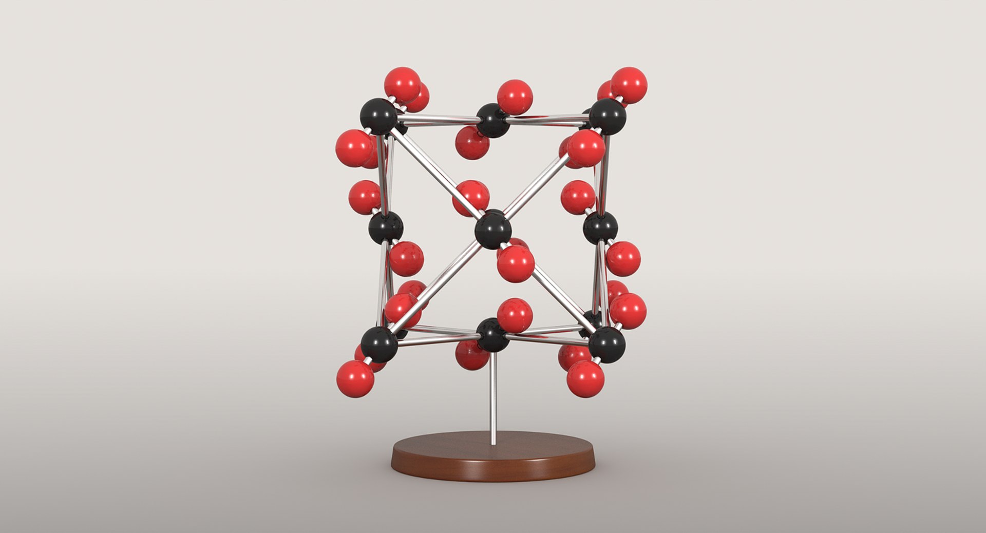 3d Molecular Carbon Dioxide Model