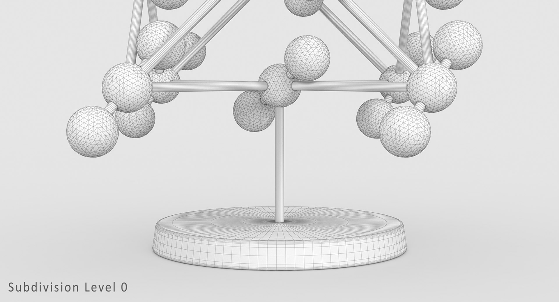 3d Molecular Carbon Dioxide Model