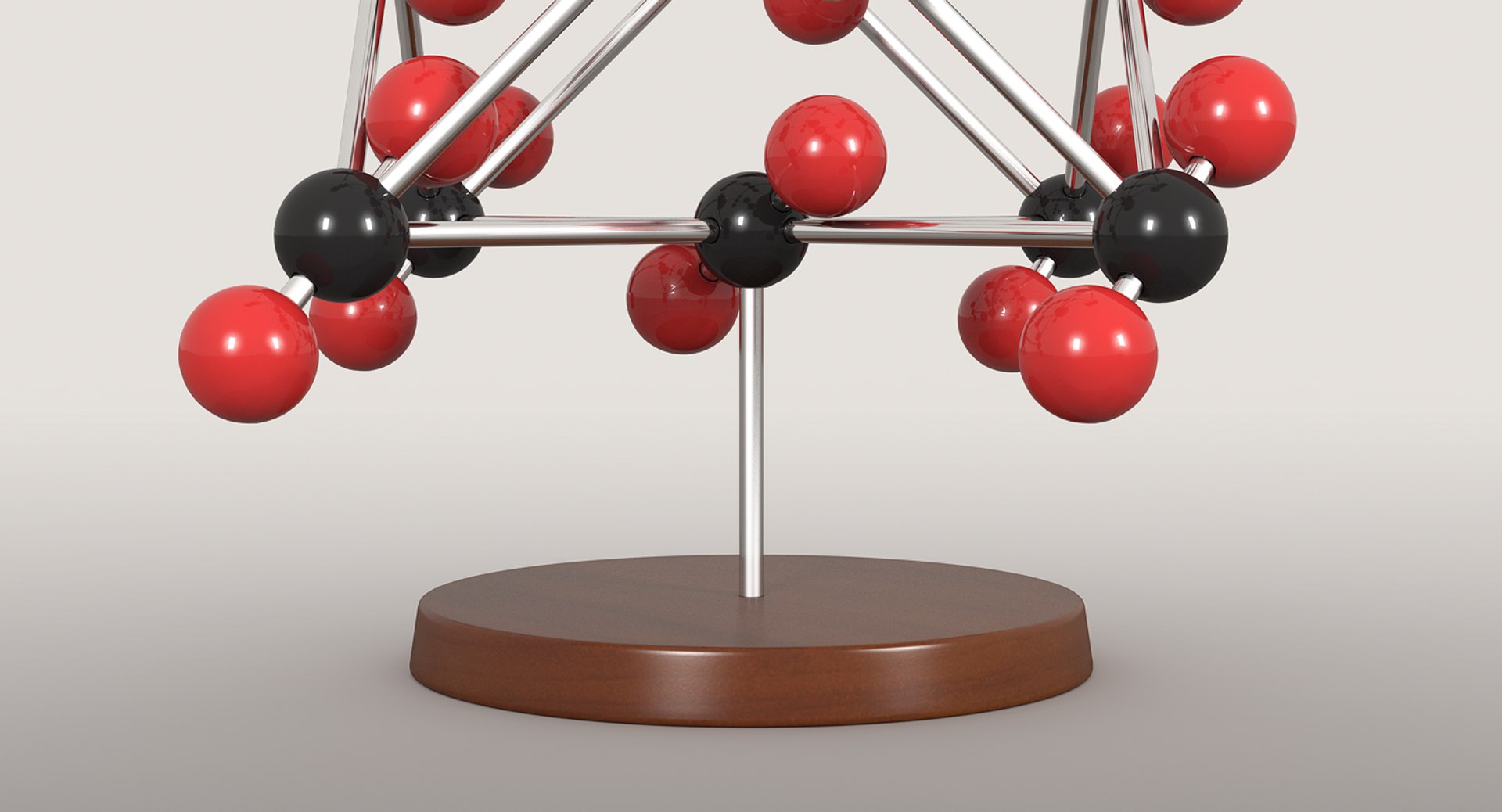 3d Molecular Carbon Dioxide Model