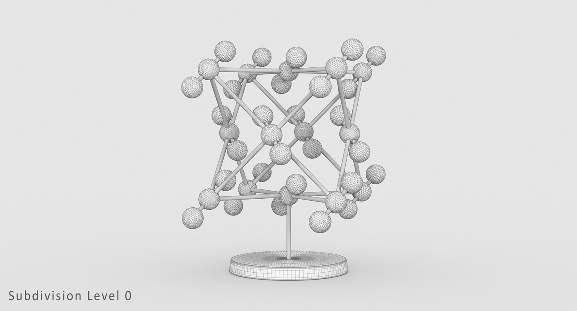 3d Molecular Carbon Dioxide Model