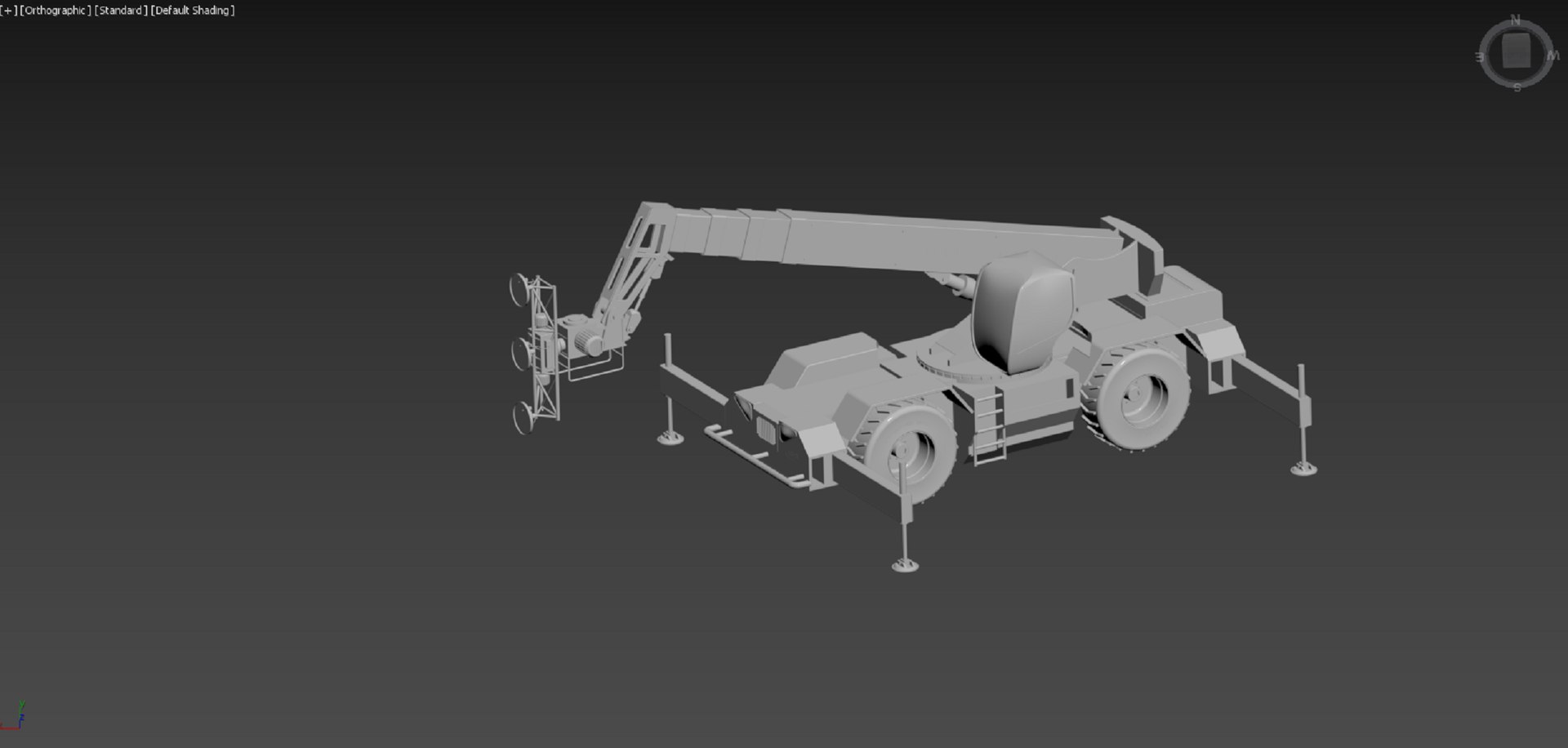 Telescopic Handler Or Loader 3D - TurboSquid 1962206