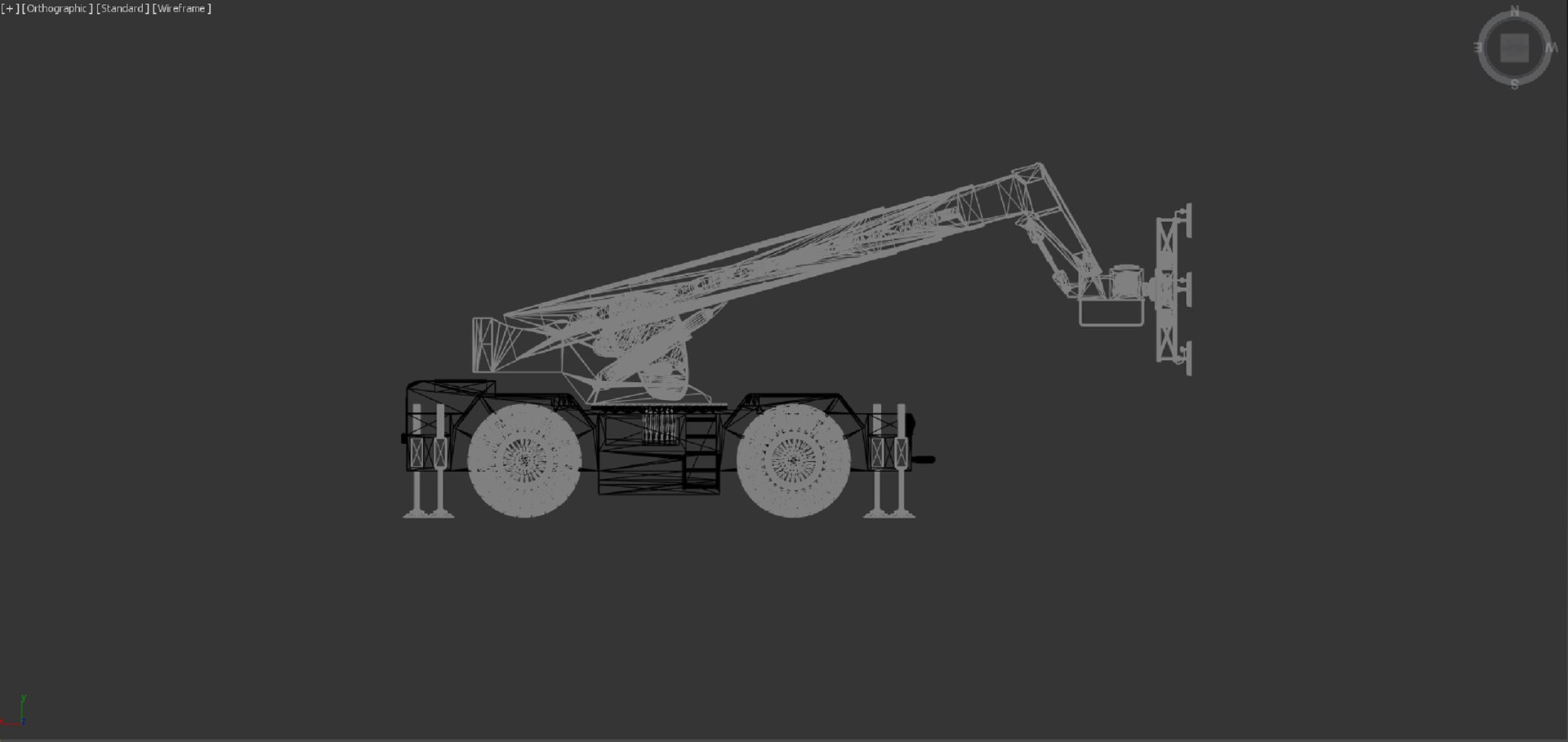 Telescopic Handler Or Loader 3D - TurboSquid 1962206
