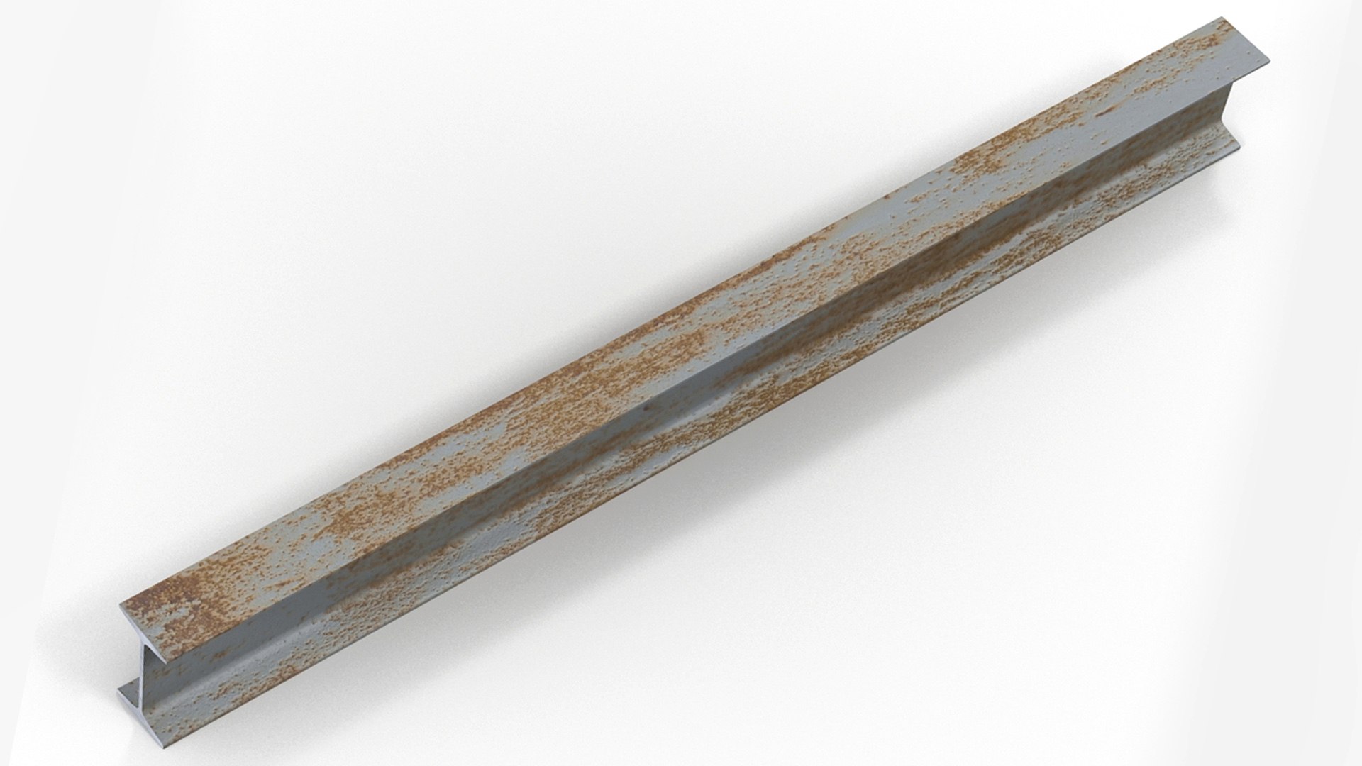 3D Rusty Steel I-Beam - TurboSquid 2303791