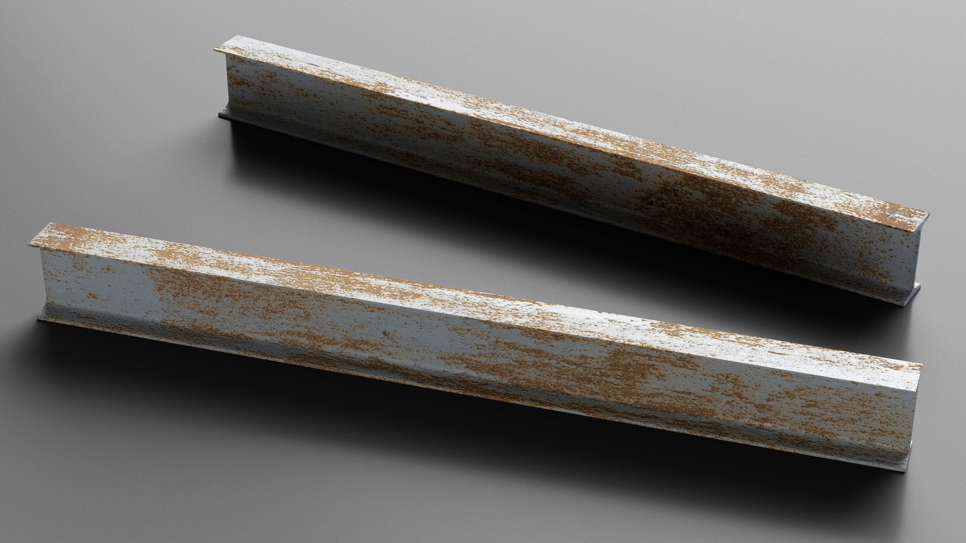 3D Rusty Steel I-Beam - TurboSquid 2303791