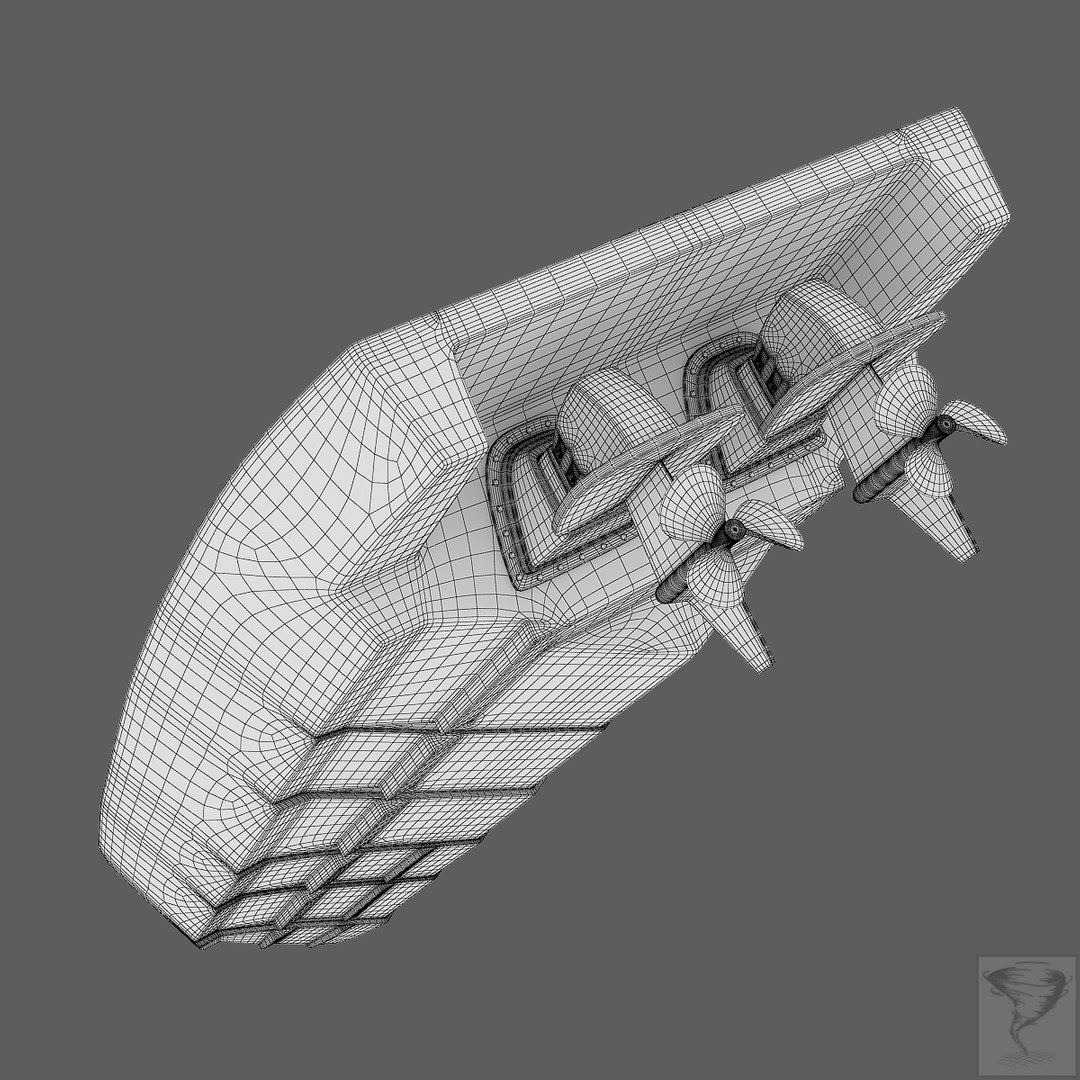 Offshore Powerboat 3d Model