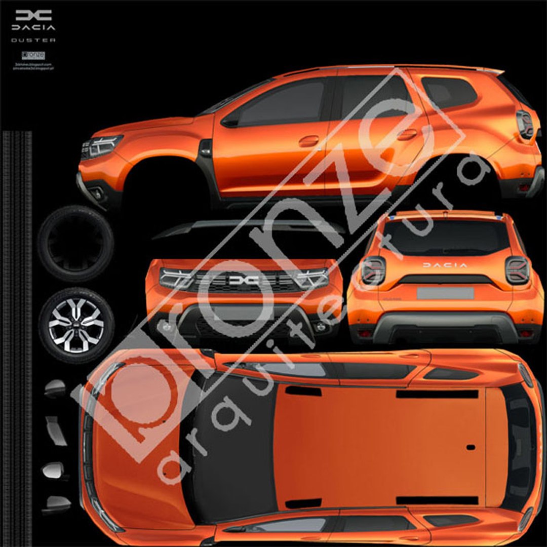 Dacia Duster 2022 3D Model - TurboSquid 2313400