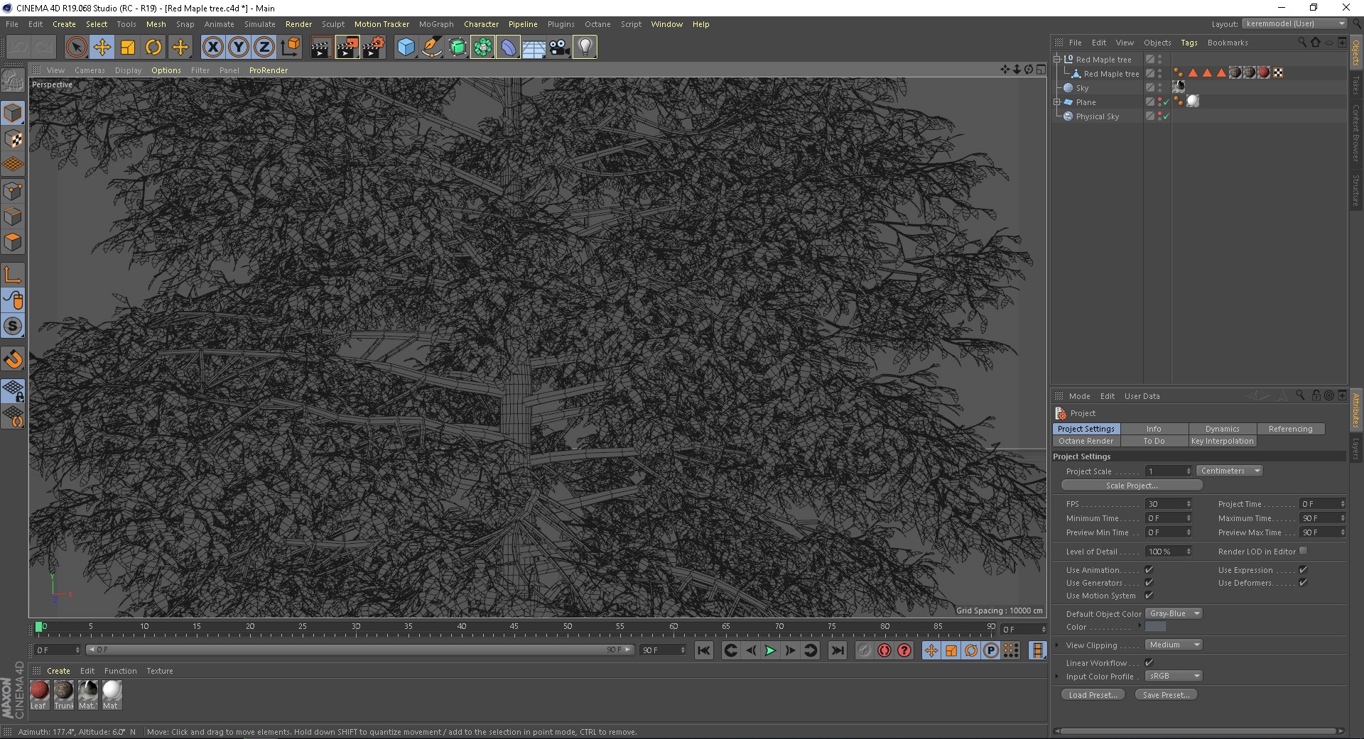 3D Red Maple Tree Model - TurboSquid 1401150