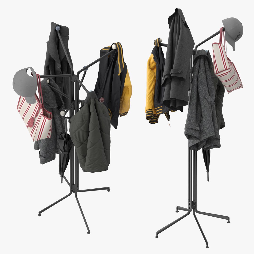 Capture SC77 Coat Rack 3D model - TurboSquid 1949304