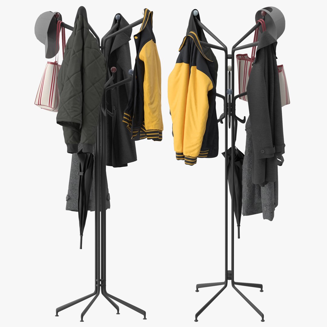 Capture SC77 Coat Rack 3D model - TurboSquid 1949304