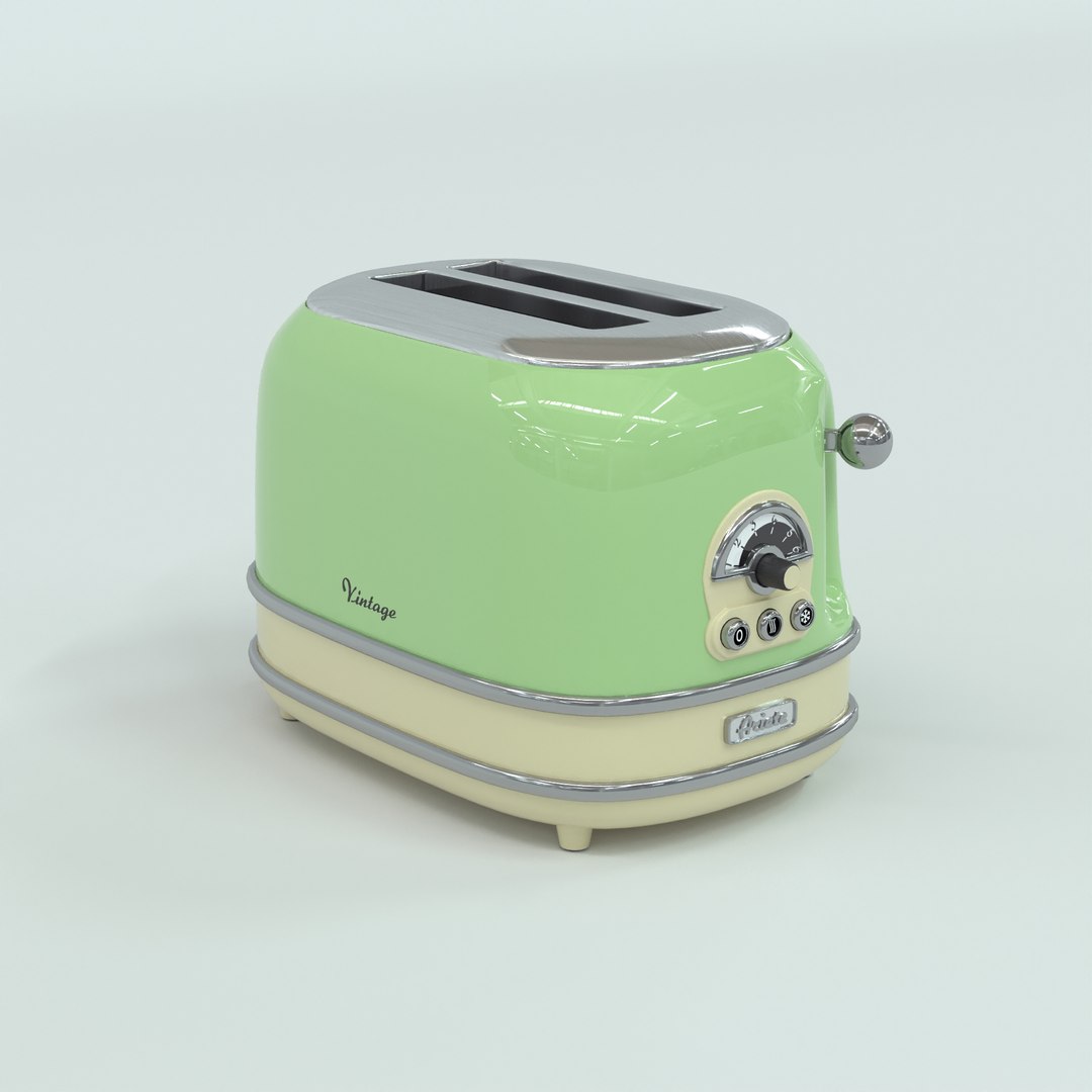 Ariete Vintage Toaster 3D Model - TurboSquid 1454511