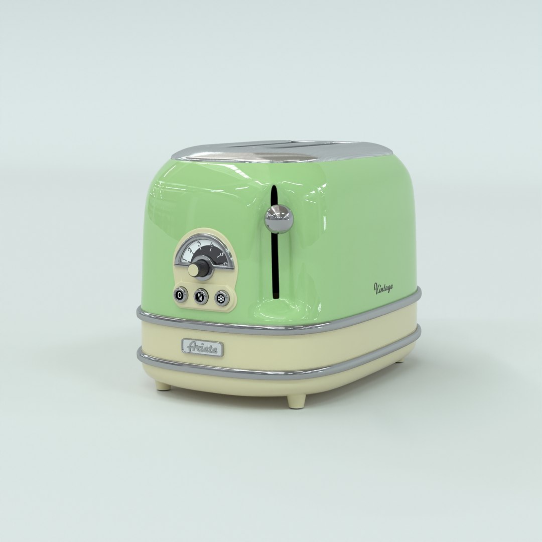 Ariete Vintage Toaster 3D Model - TurboSquid 1454511