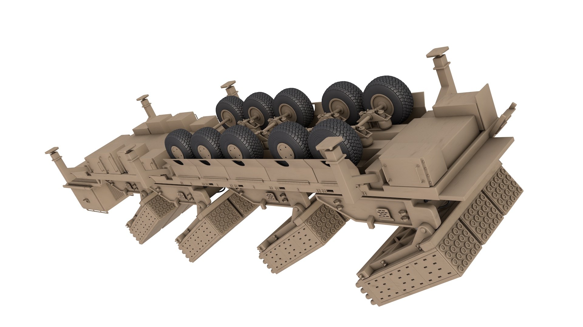 3D Multiple Launch Rocket System Roketsan Jobaria - TurboSquid 2091430