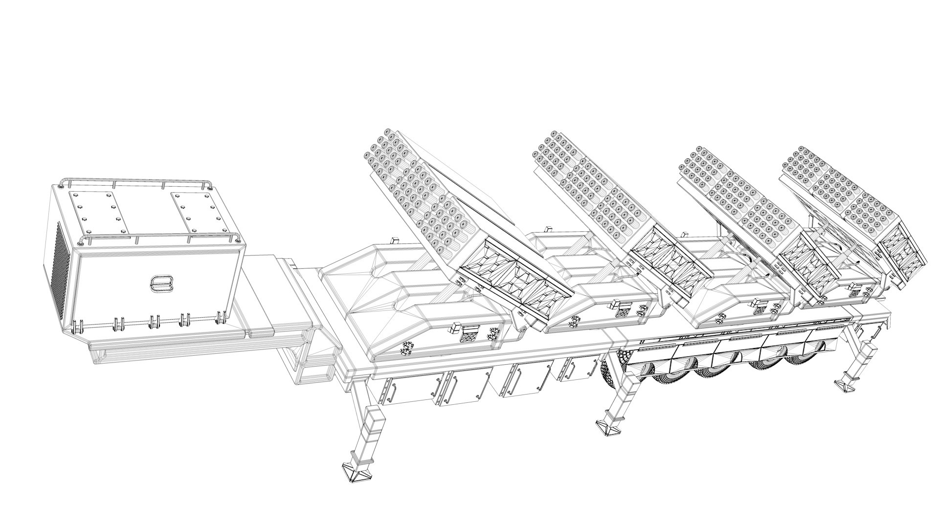 3D Multiple Launch Rocket System Roketsan Jobaria - TurboSquid 2091430