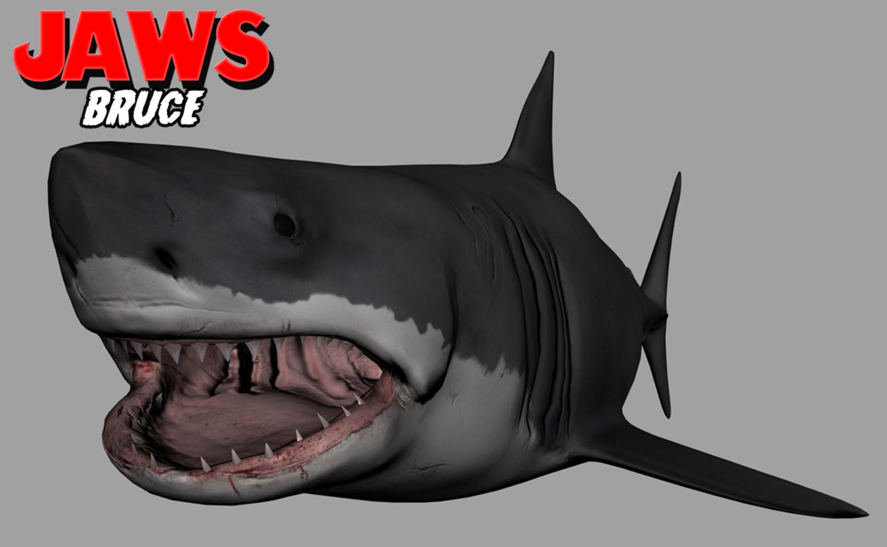 3d Jaws Bruce