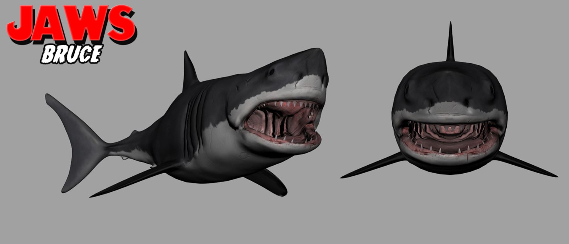 3d Jaws Bruce