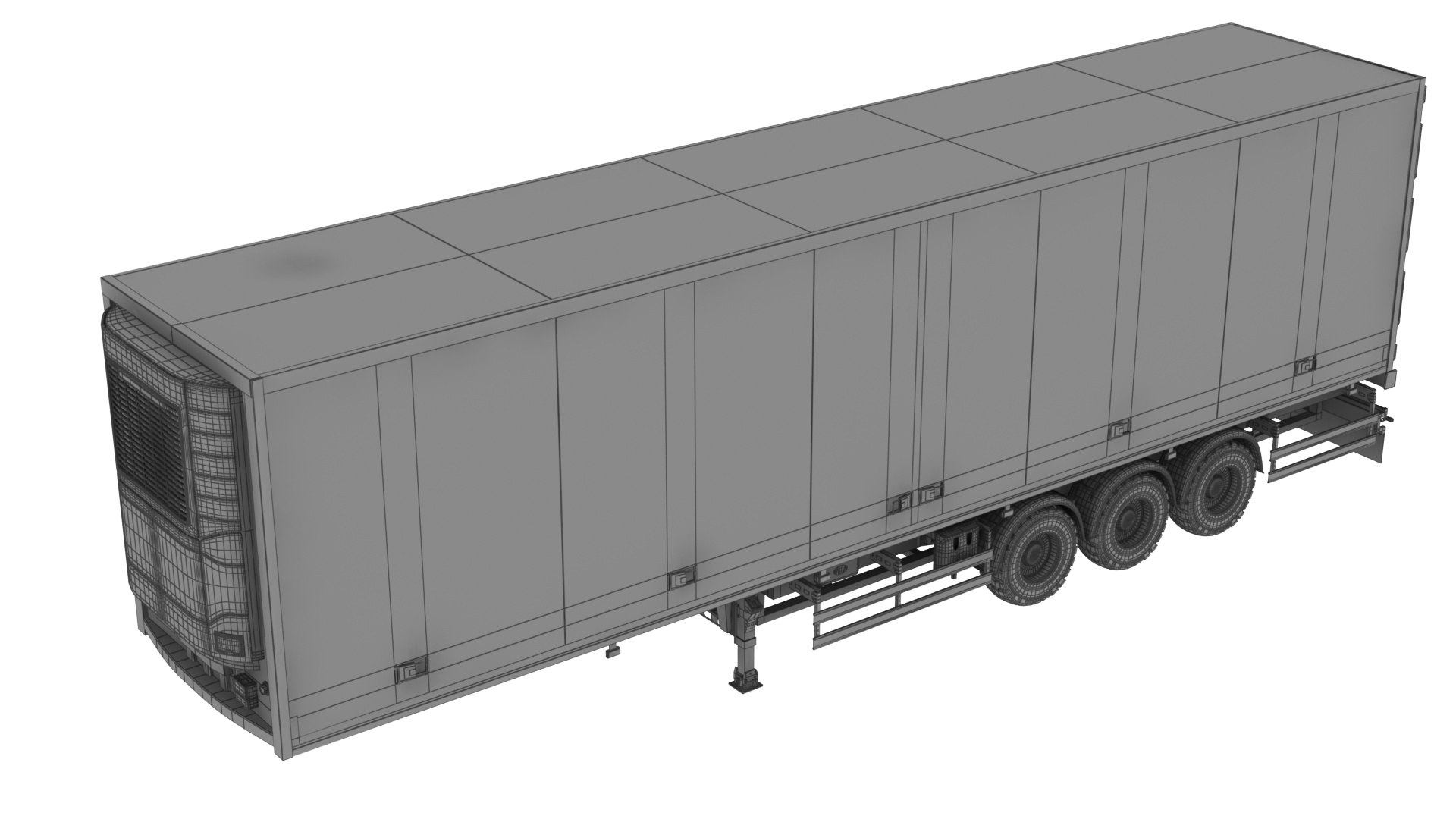 Box Trailer1 3D - TurboSquid 2278543