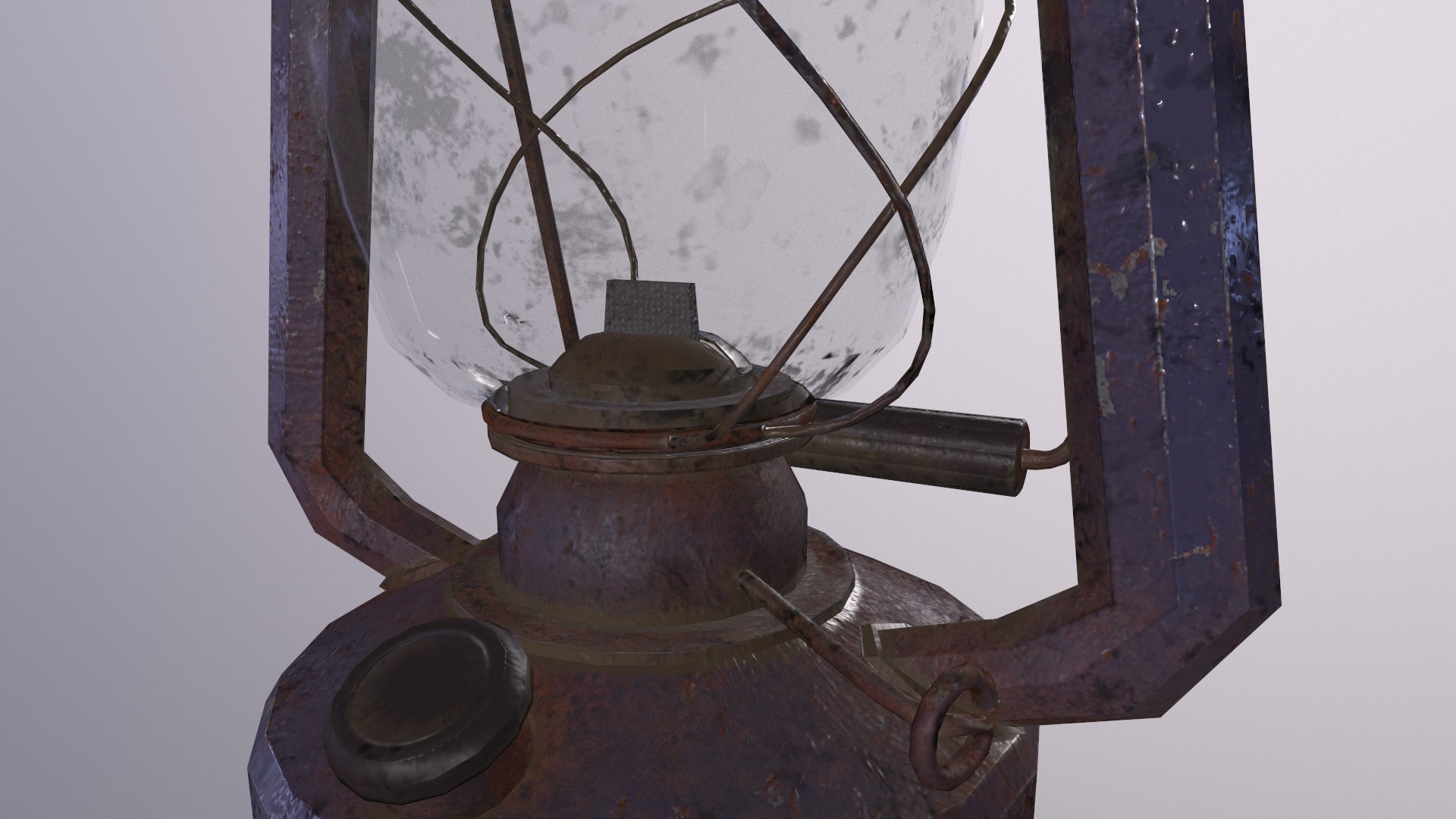 3D Oil Lamp Model - TurboSquid 1878169