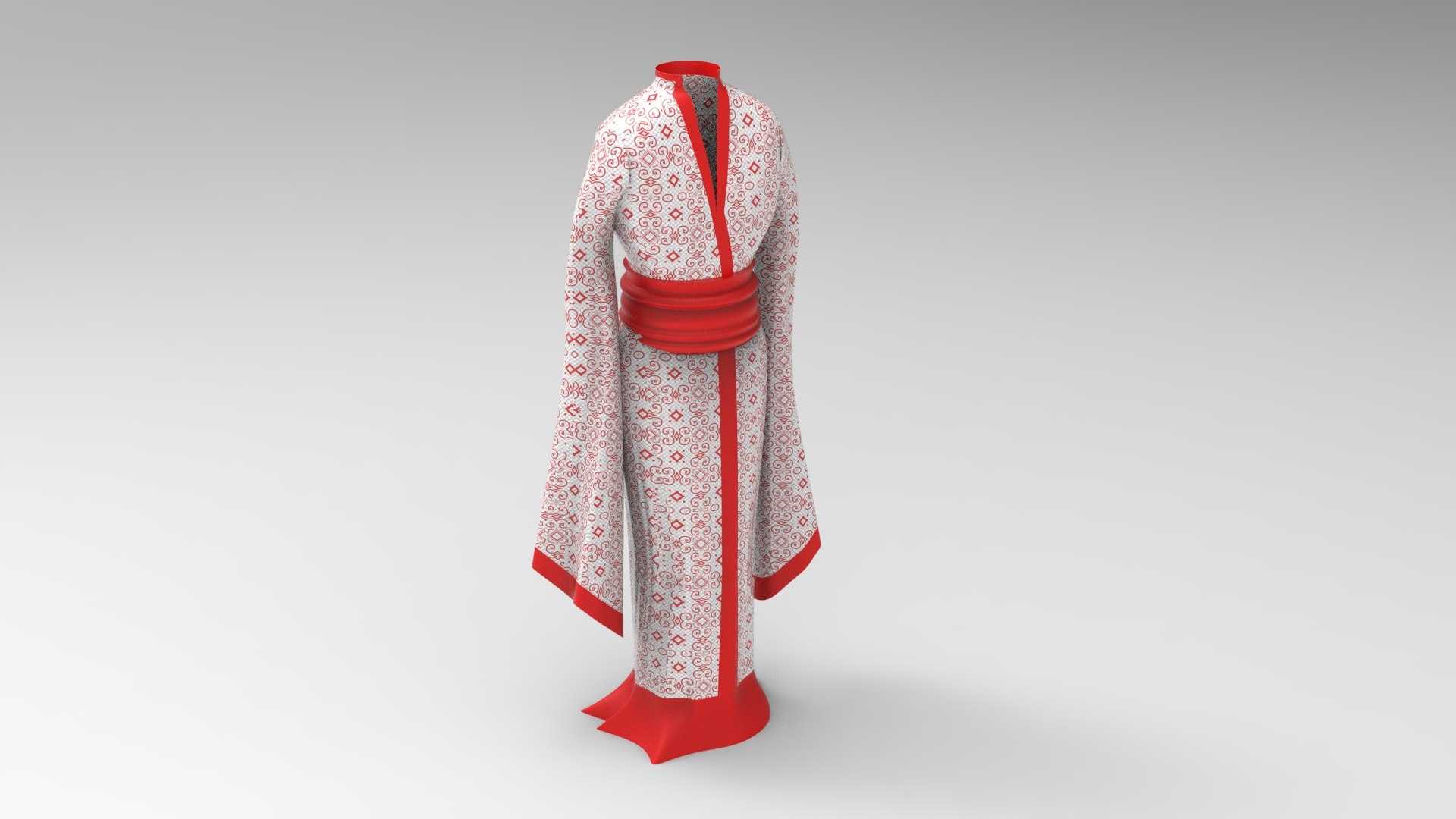 Hanfu Outfit - Chinese Clothing 3D - TurboSquid 2094606