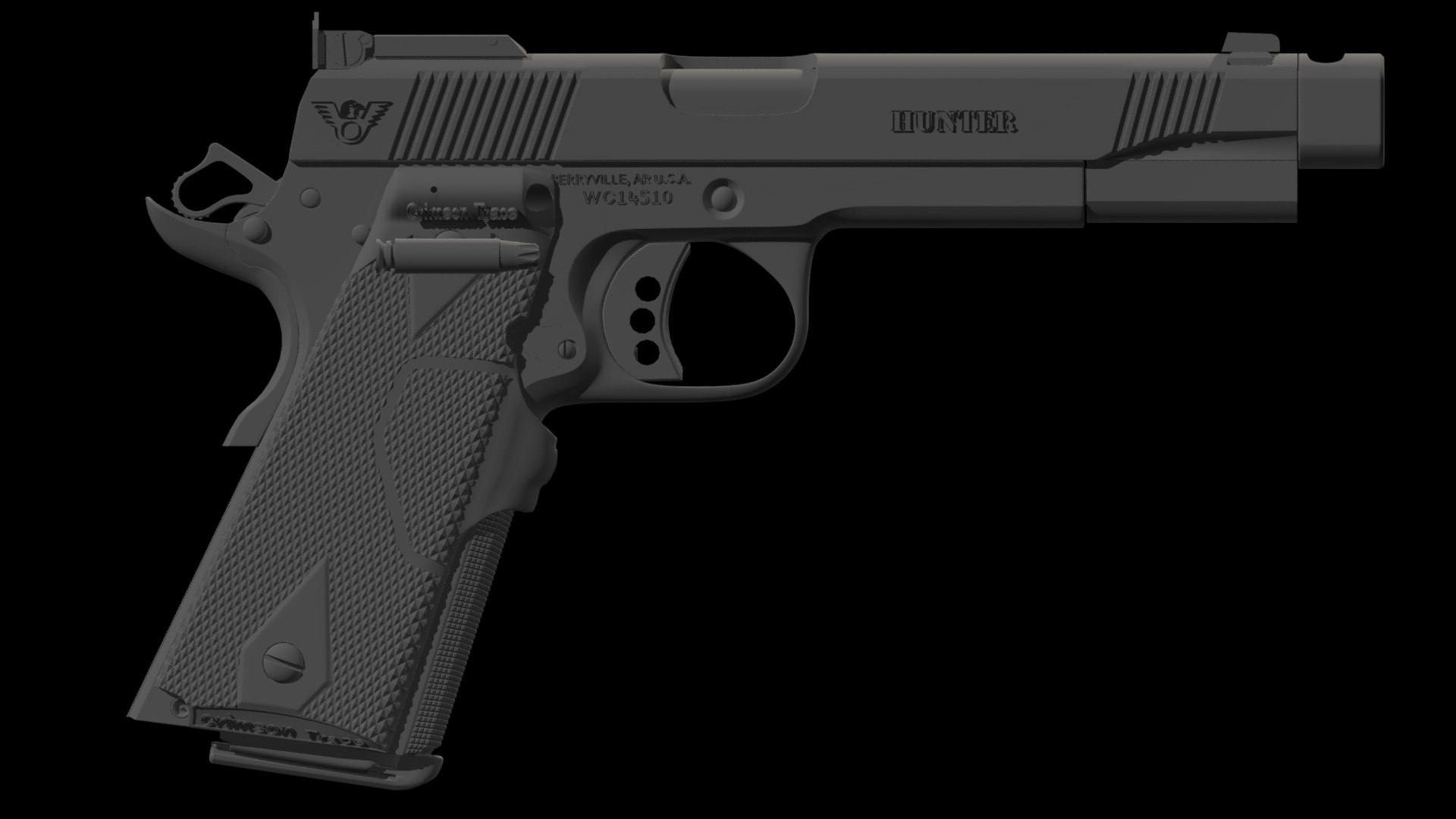 3D Gun - TurboSquid 1426839