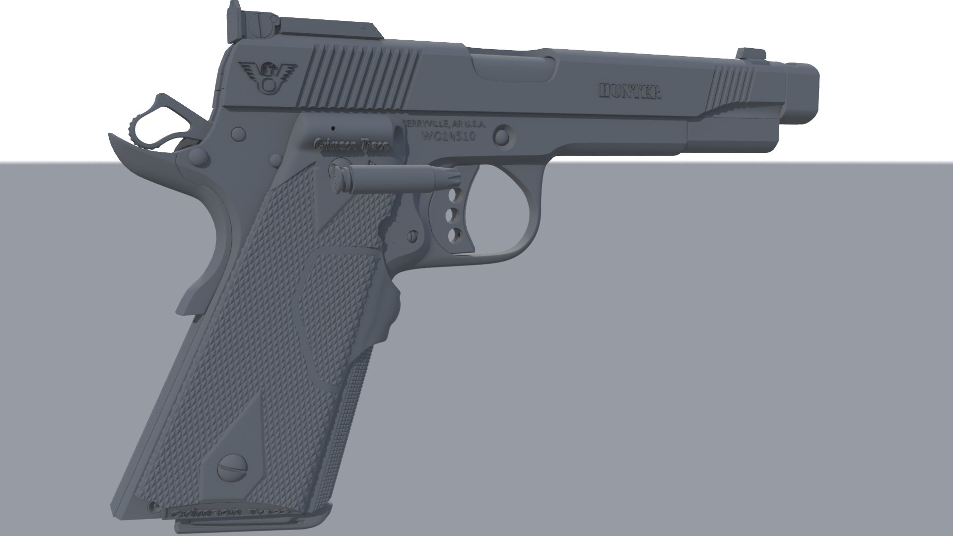 3D Gun - TurboSquid 1426839