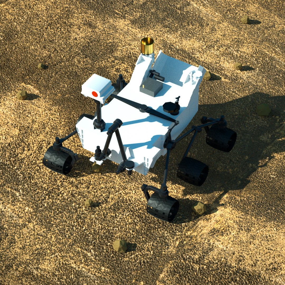 3d Model Mars Science Laboratory Curiosity