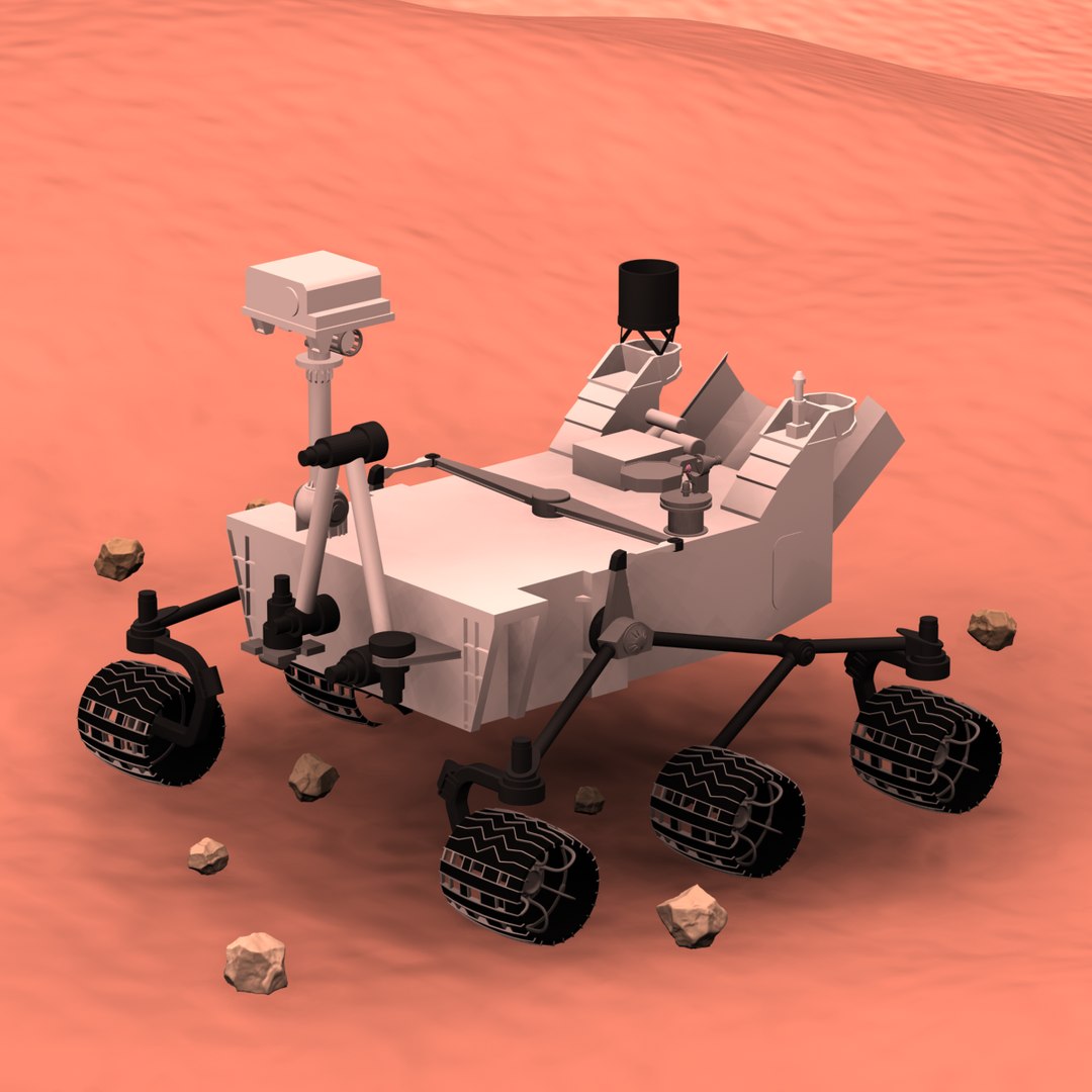 3d Model Mars Science Laboratory Curiosity
