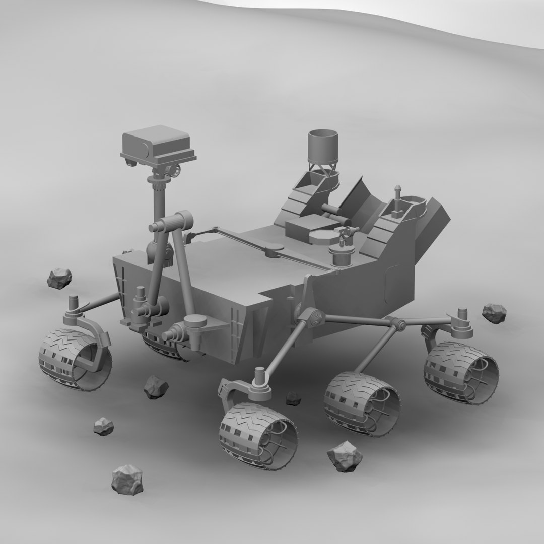 3d Model Mars Science Laboratory Curiosity