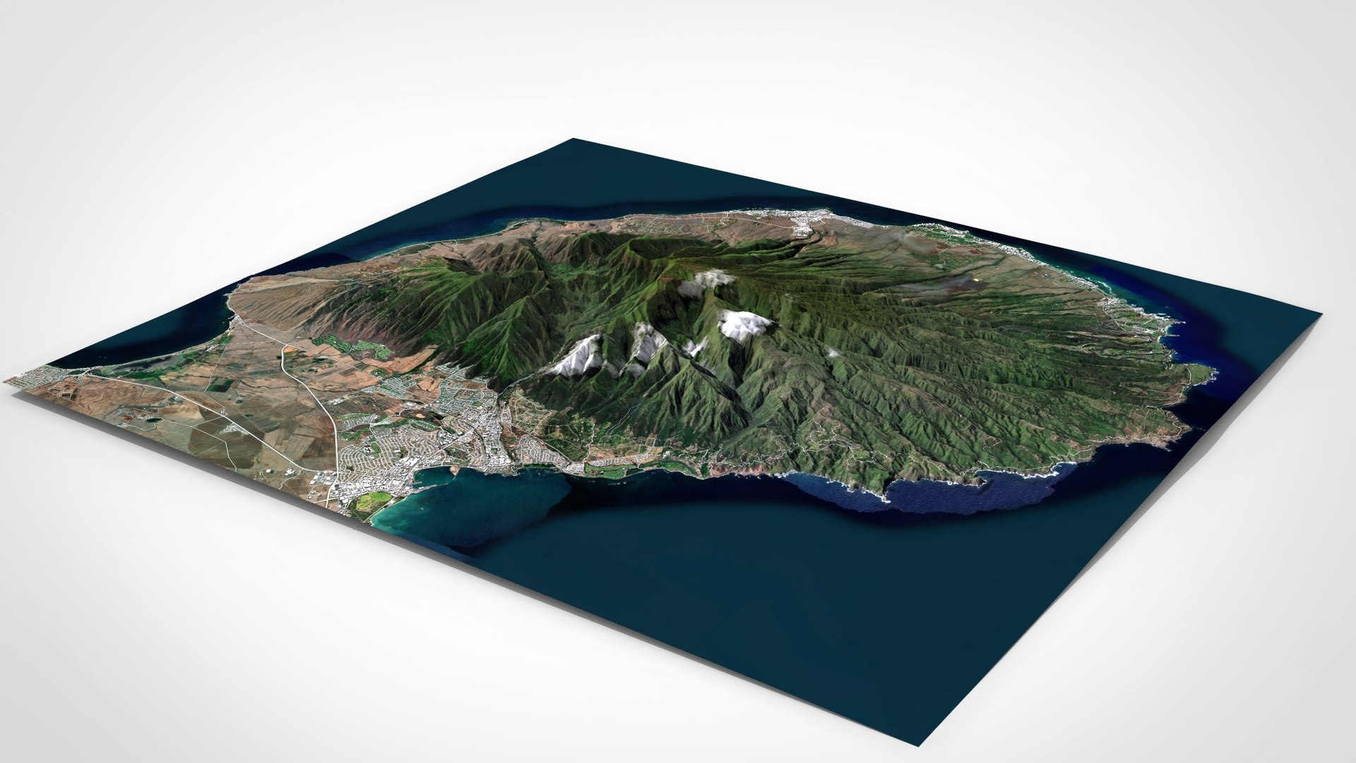 3D Mountain Landscape West Maui Forest Reserve Hawai Model - TurboSquid ...