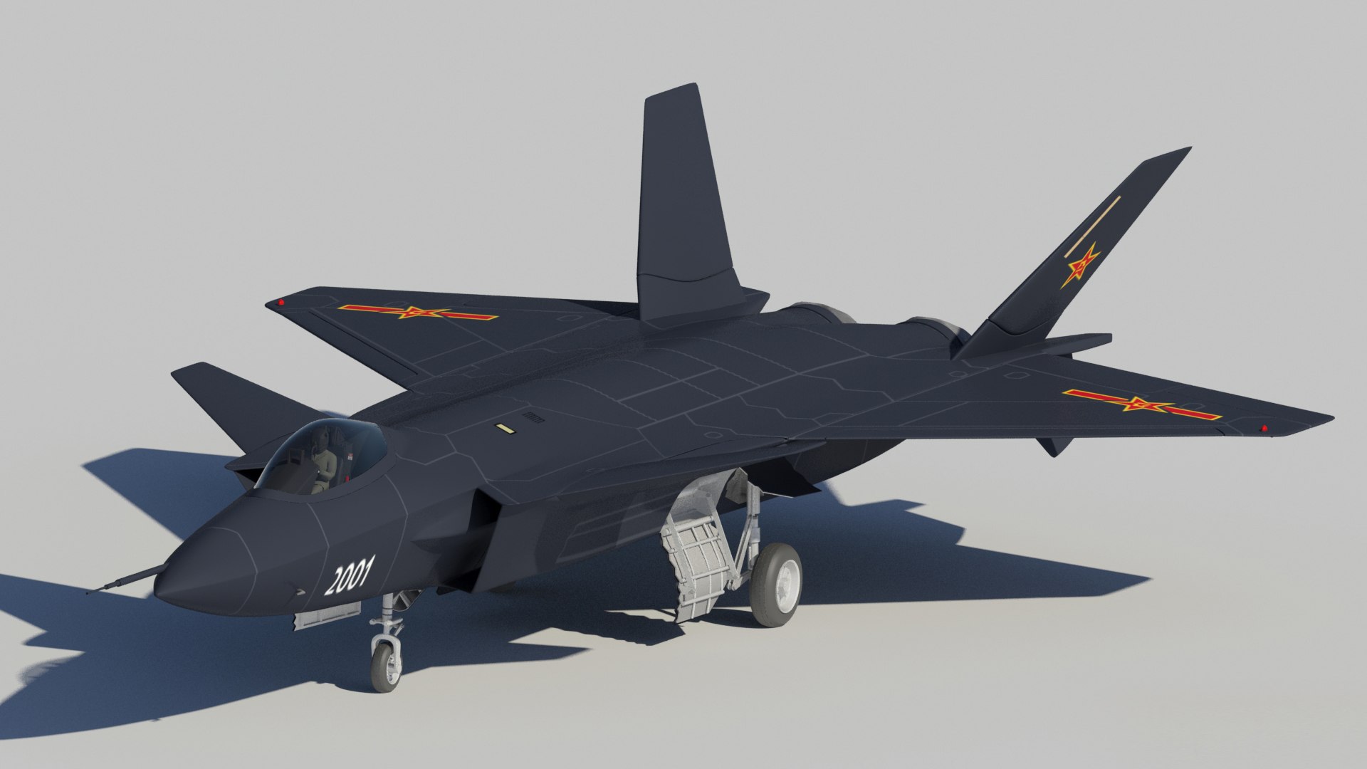 3d Model Of J 20