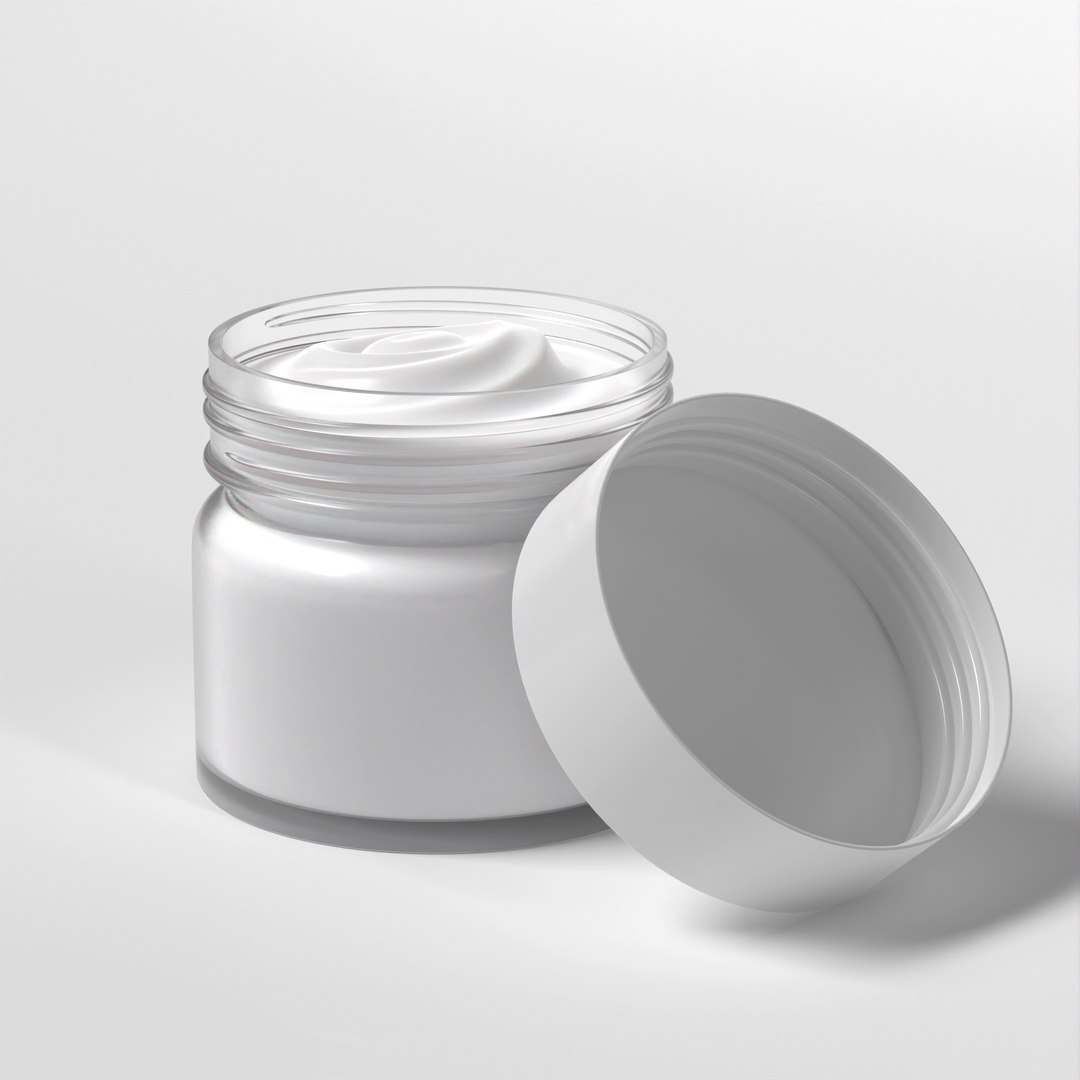 3D Cream Jar 31 model - TurboSquid 1965861