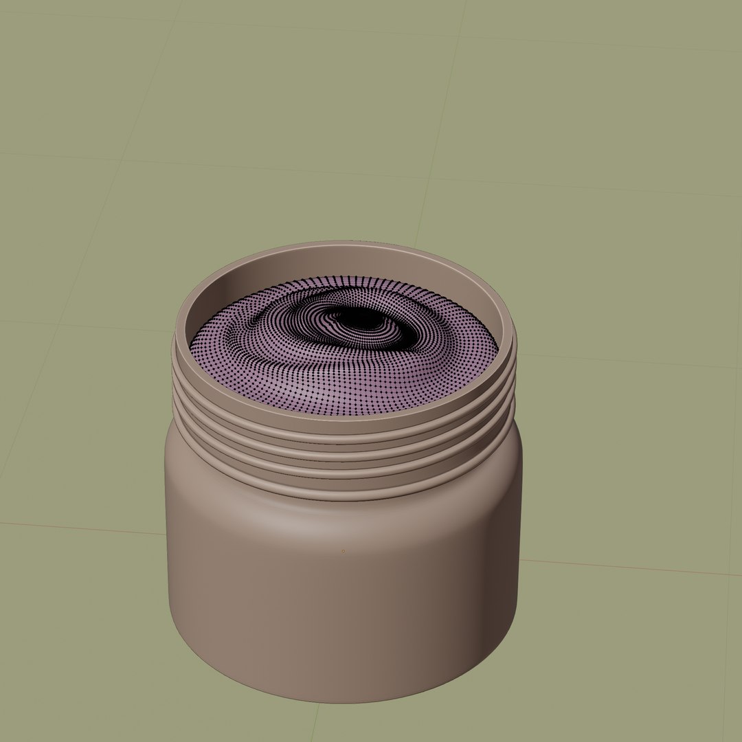 3D Cream Jar 31 model - TurboSquid 1965861