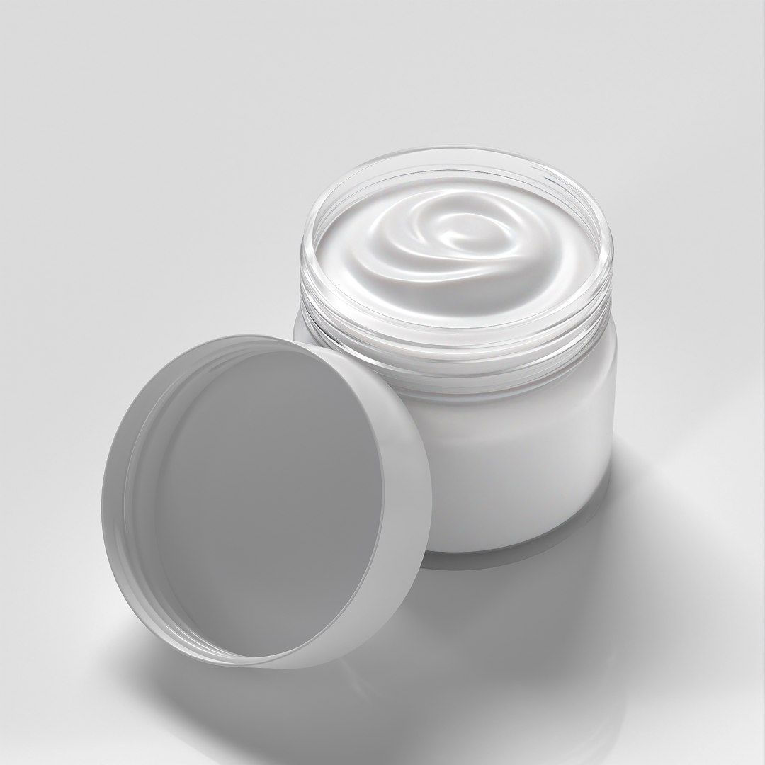3D Cream Jar 31 model - TurboSquid 1965861