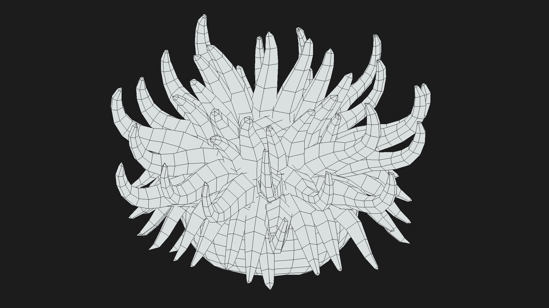 Sea Anemones And Corals Anthozoa Low Poly 3D Model - TurboSquid 2279289