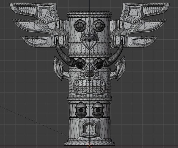 3D Wood Totem model - TurboSquid 1755183