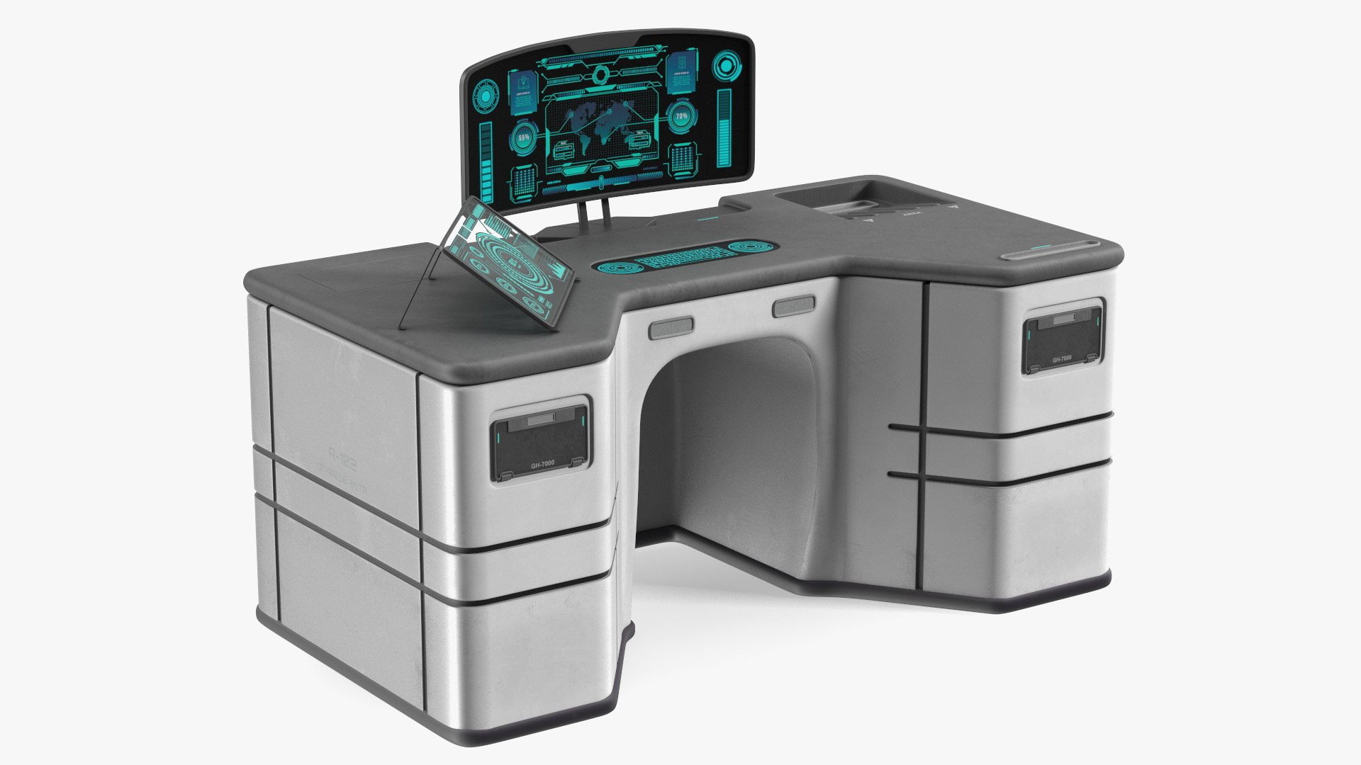 Sci Fi Tables Collection model - TurboSquid 2172034