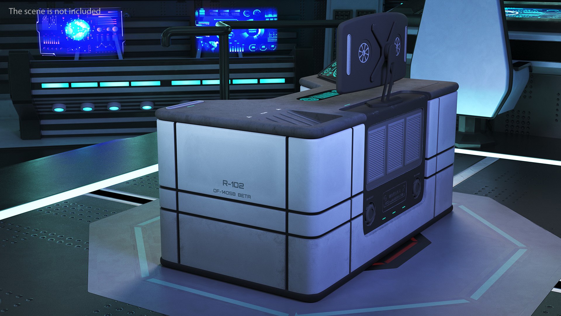 Sci Fi Tables Collection model - TurboSquid 2172034