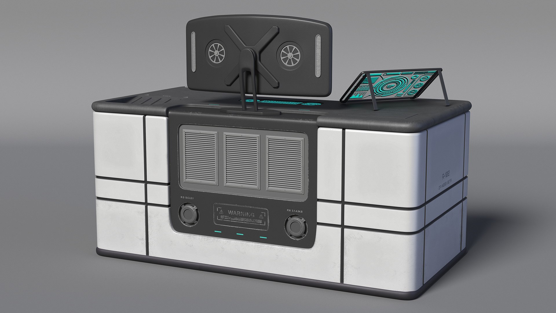 Sci Fi Tables Collection model - TurboSquid 2172034