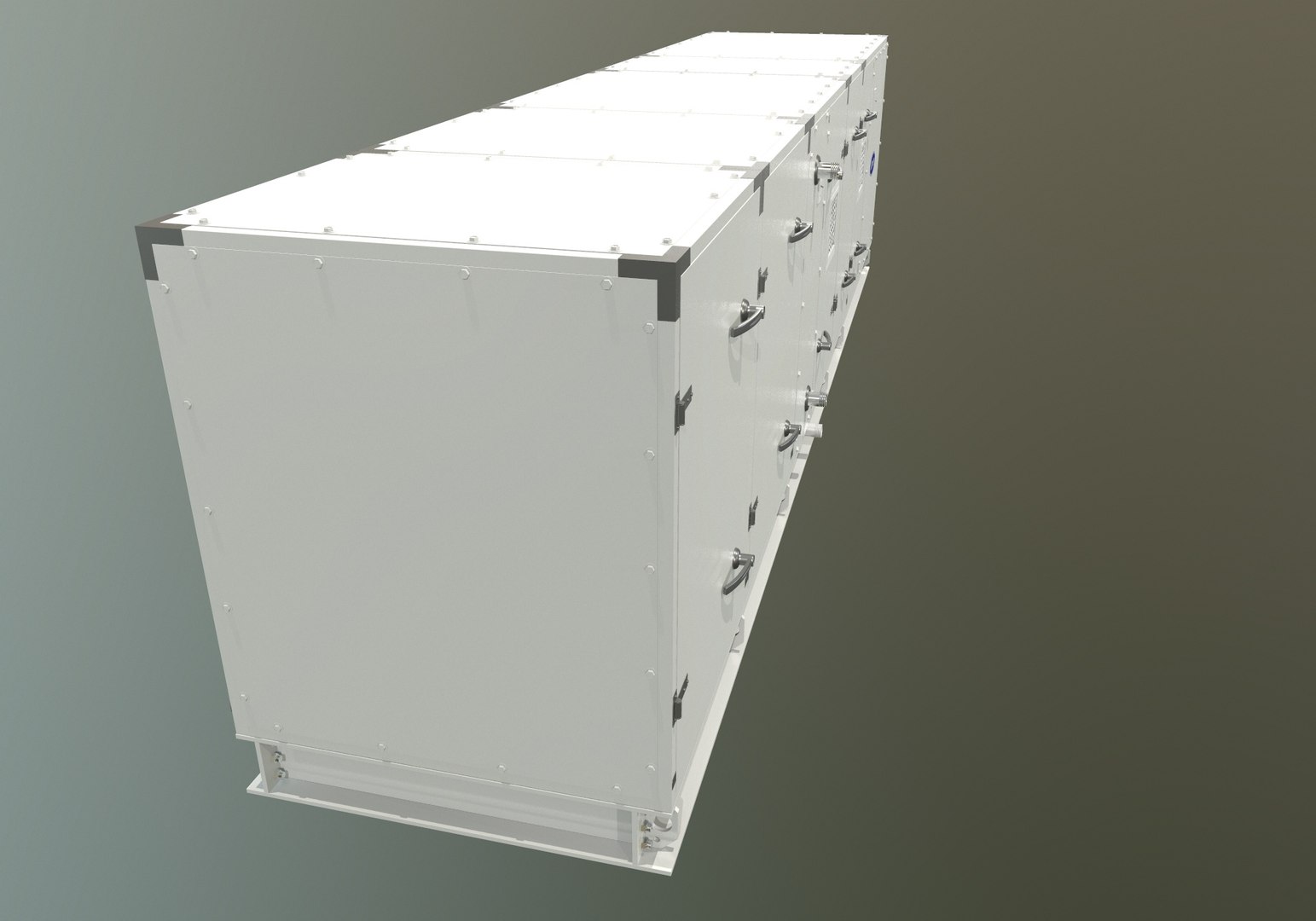 3D aero 39m air handlers - TurboSquid 1609913