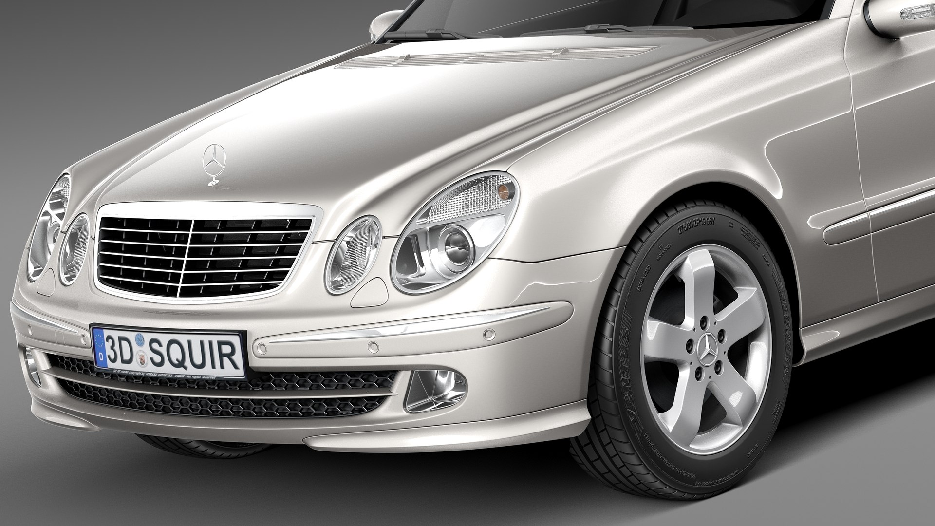 3d Model Mercedes Mercedes-benz Estate