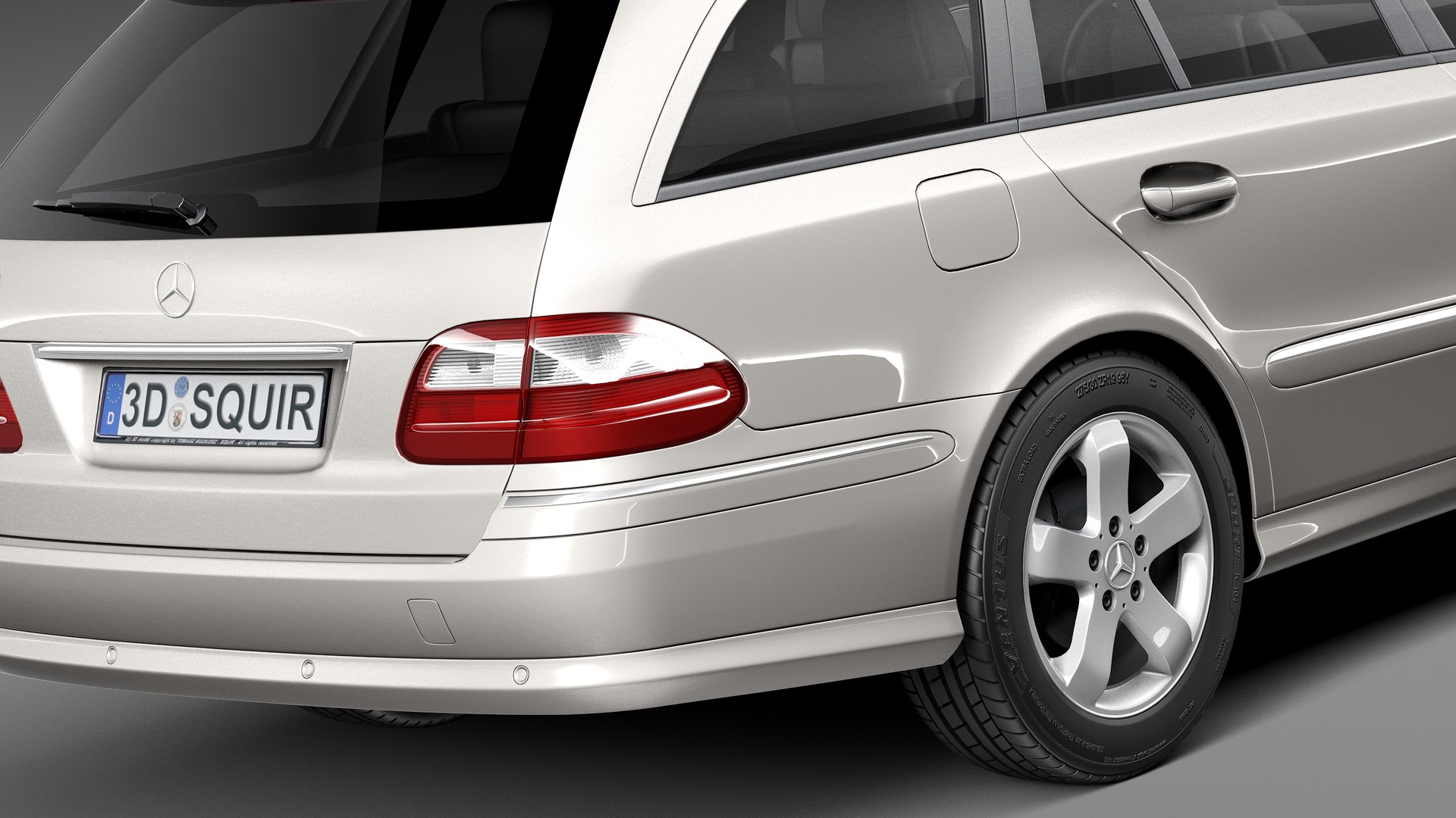 3d Model Mercedes Mercedes-benz Estate