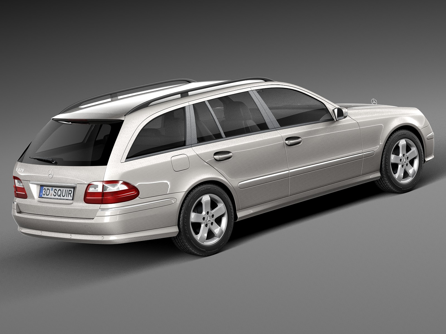 3d model mercedes mercedes-benz estate