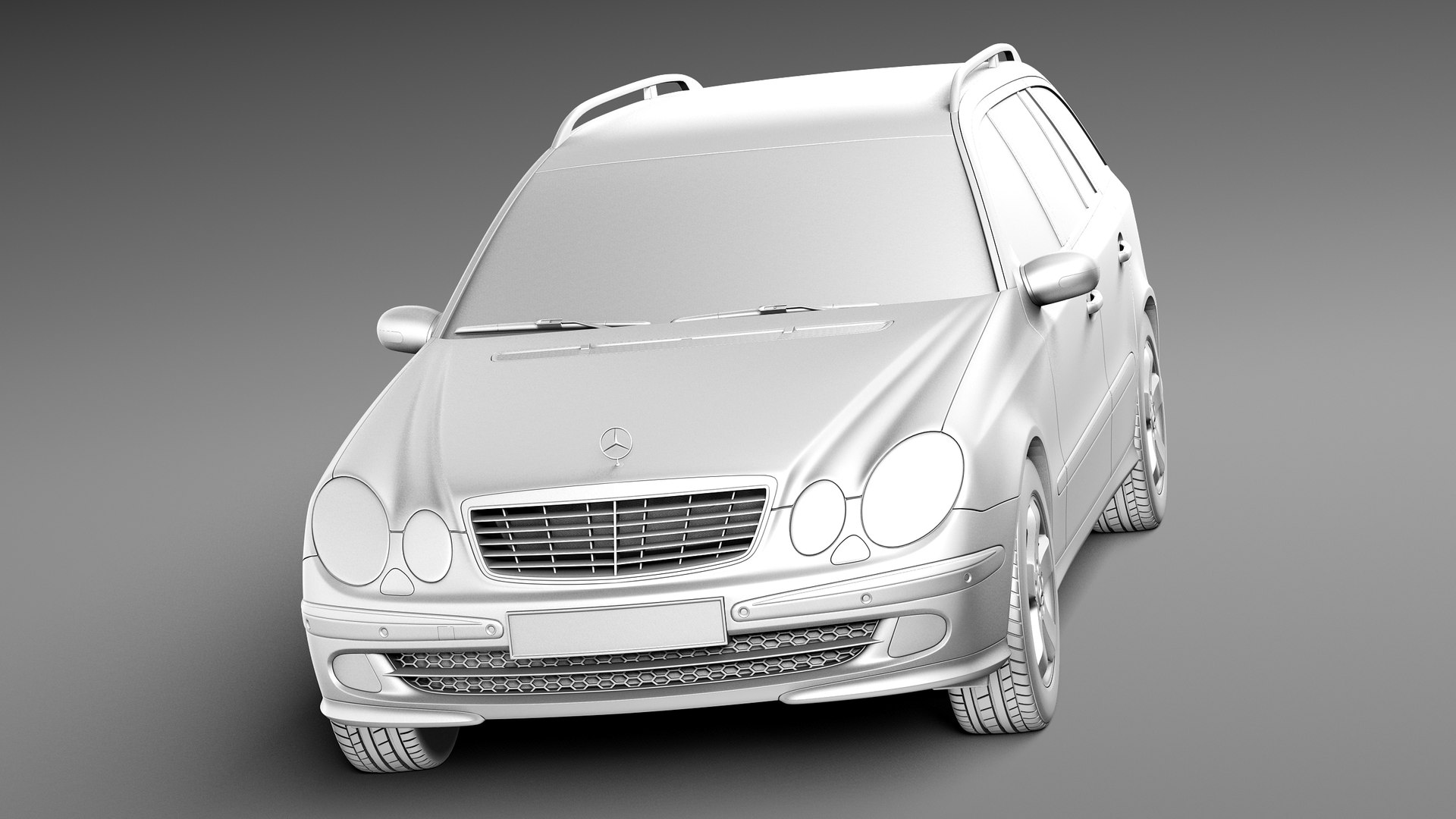 3d Model Mercedes Mercedes-benz Estate